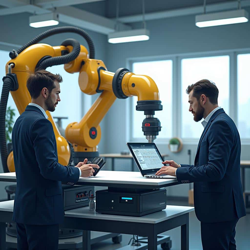 Initiation à la robotique - Manipulation et programmation d'un robot Fanuc